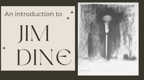 KS3 Artist Research activity - Jim Dine | Teaching Resources