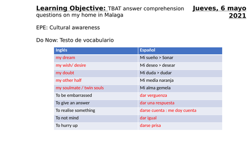 Theme 2 | GCSE Spanish | ¿Cómo es tu casa? | Teaching Resources