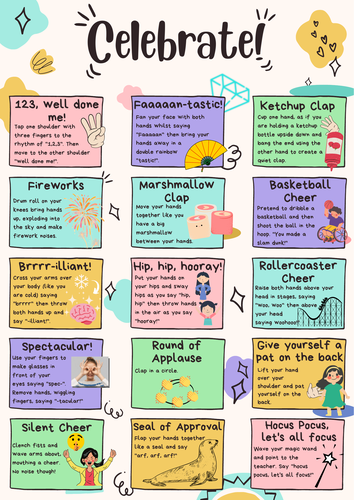Celebrations Poster | Teaching Resources