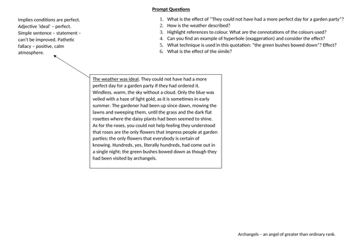Language Paper 1 Question 4 - evaluation | Teaching Resources