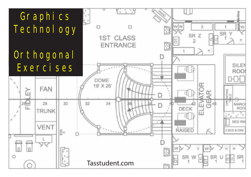 Technical Drawing and Graphics - Set 1 "Orthogonal Drawing" | Teaching ...