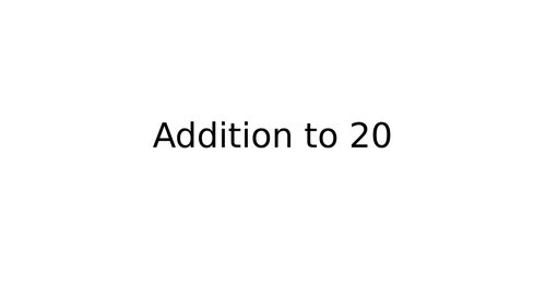 Addition | Teaching Resources Addition | Teaching Resources