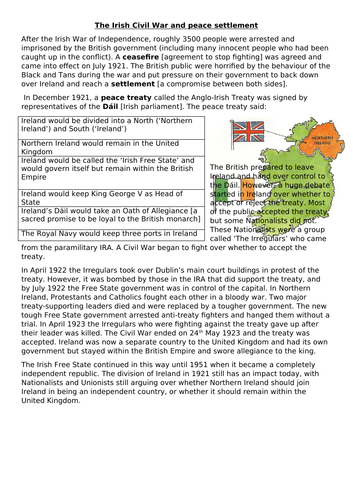 The Irish Civil War | Teaching Resources