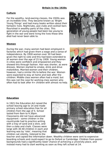 Roaring Twenties | Teaching Resources