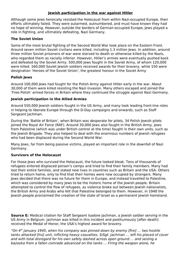 Holocaust Legacy | Teaching Resources