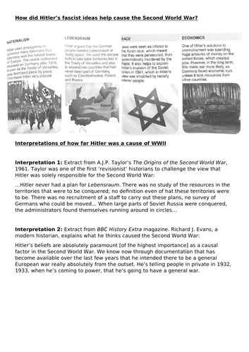 20th century conflict SoW | Teaching Resources