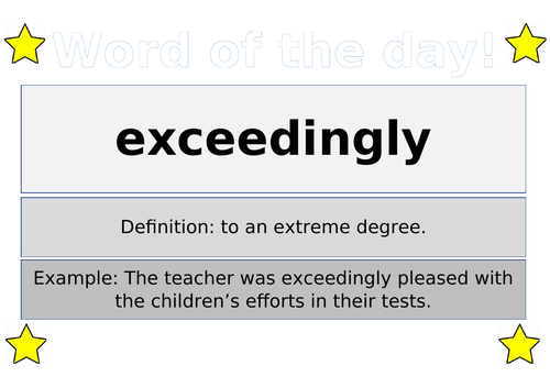 Year 3 Word of the Day Posters | Teaching Resources