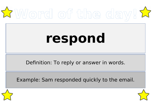 Year 3 Word of the Day Posters | Teaching Resources