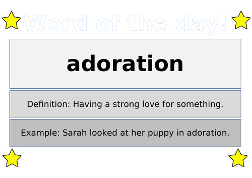 Year 3 Word of the Day Posters | Teaching Resources