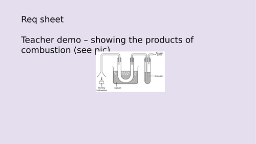 Burning Fuels (combustion) - GCSE - Full lesson | Teaching Resources