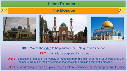 The Mosque - AQA - Religious Studies GCSE | Teaching Resources