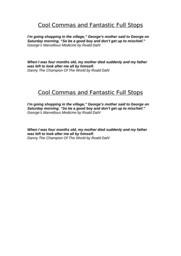Back to School Year 6 Complete Year's Planning Literacy Roald Dahl ...