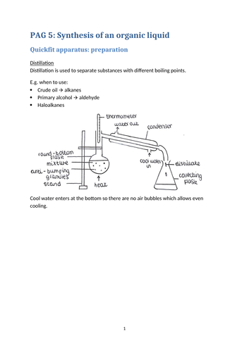 OCR A-Level Chemistry Alcohols, Haloalkanes and Analysis Revision Notes ...