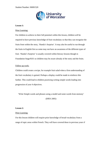 Back To School French Primary School Resources and Lessons | Teaching ...