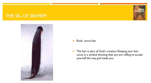 RE Sikhism - The 5 Ks and The Gudwara | Teaching Resources