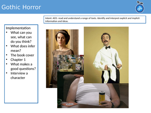 Step up to English Component 2 Gothic Horror | Teaching Resources