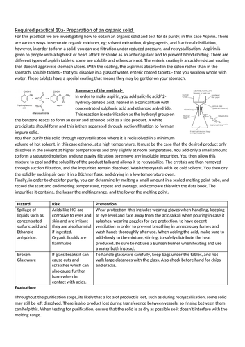 A- LEVEL CHEM PRACTICAL WRITE UPS AQA | Teaching Resources