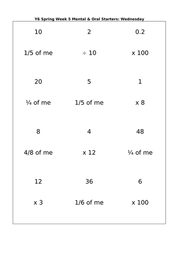 Back to School Year 6 Maths Mathematics Complete Year's Planning ...