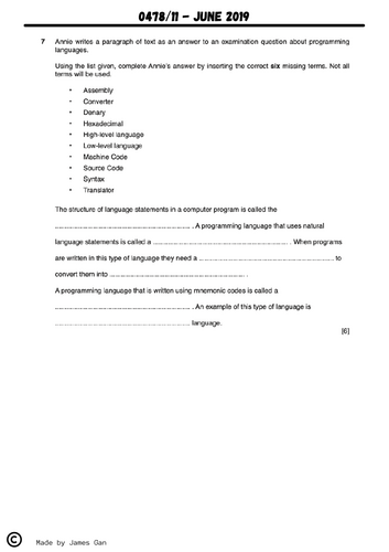 IGCSE Computer Science Chapter 4 - Software [128x Animated Slide+PYQ] | Teaching Resources