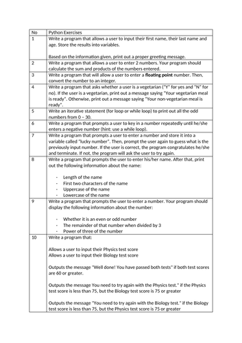 IGCSE Computer Science Chapter 8 - Programming [200x Animated Slide+Exercises] | Teaching Resources