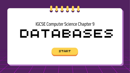 Igcse Computer Science Chapter 9 Databases [53x Animated Slide Access