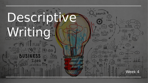 AQA GCSE English Language: Descriptive Writing for Low Level Learners ...