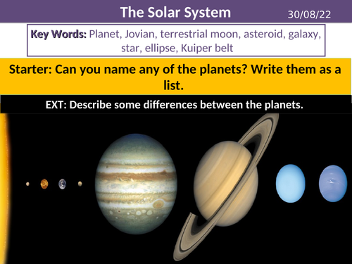 Earth (AQA KS3 Activate 1) | Teaching Resources
