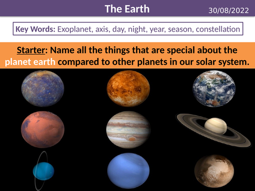 Earth (AQA KS3 Activate 1) | Teaching Resources