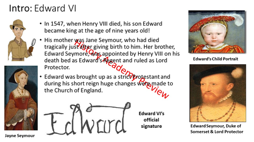 Market Place Activity - How successful was Edward VI? | Teaching Resources