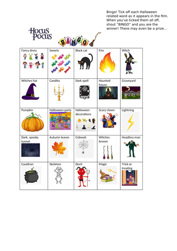 Hocus Pocus | Teaching Resources