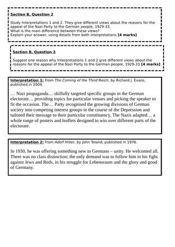 Nazi Interpretations | Teaching Resources