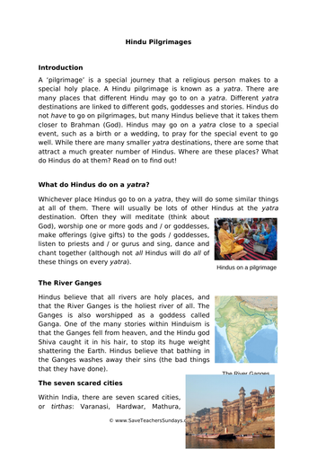 Hinduism KS1 Planning and Resources | Teaching Resources