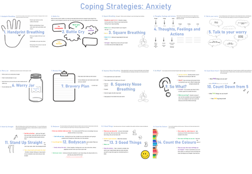 Anxiety: Coping Strategies | Teaching Resources