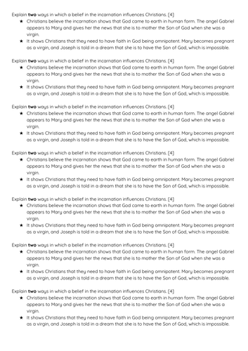 AQA RS GCSE Christianity - Beliefs and Teachings | Teaching Resources AQA RS GCSE Christianity - Beliefs and Teachings | Teaching Resources