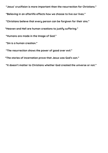 AQA RS GCSE Christianity - Beliefs and Teachings | Teaching Resources AQA RS GCSE Christianity - Beliefs and Teachings | Teaching Resources