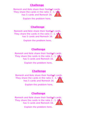 Year 5 / 6 / 7 - Maths - Ratio and Proportion - 5 Lesson Plan Bundle ...