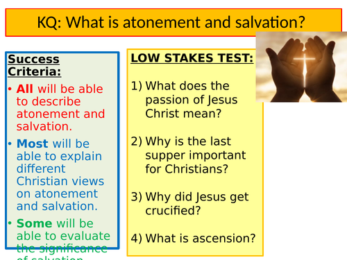L7 Salvation | Teaching Resources