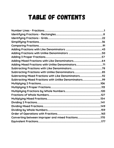 Math Worksheets, Integers & Fractions | Teaching Resources