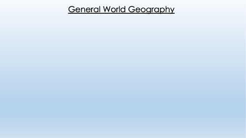 World Maps Lesson | Teaching Resources