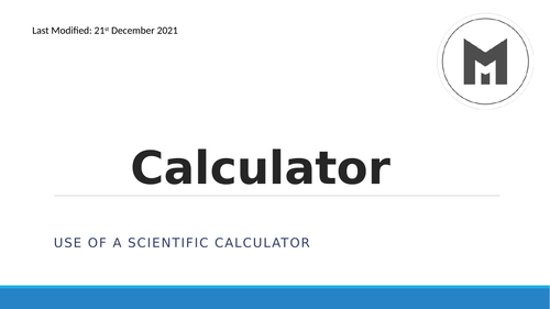 Maths Calculator (MM) | Teaching Resources