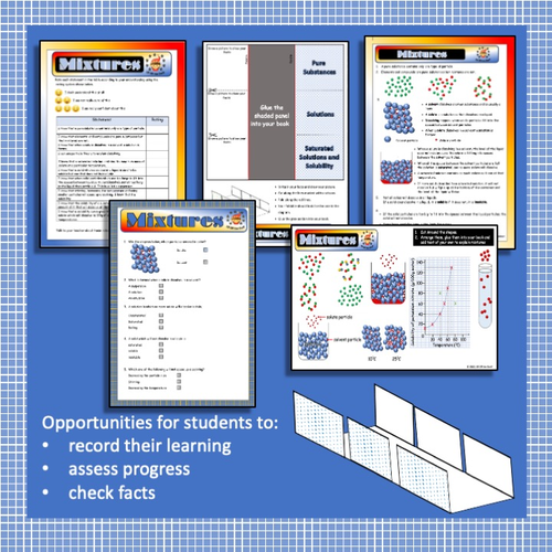 Mixtures - Solutions, Suspensions and Dissolving Distance Learning and ...