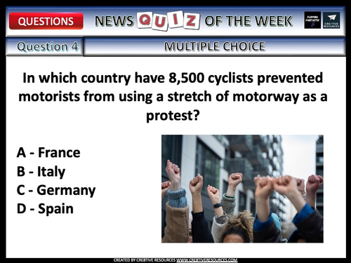 News Quiz Tutor Time | Teaching Resources