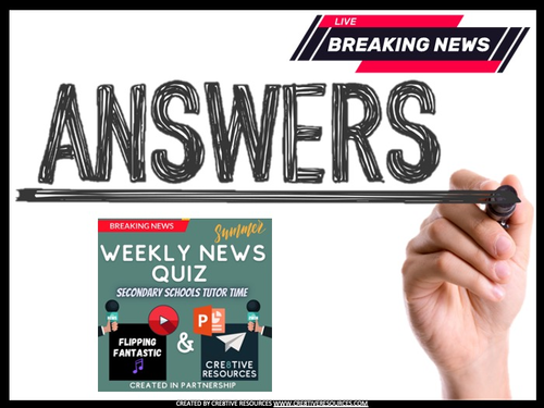 News Quiz Tutor Time | Teaching Resources