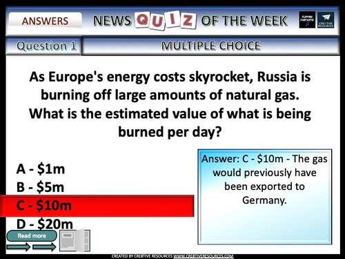 News Quiz Tutor Time | Teaching Resources