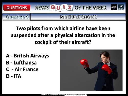 News Quiz Tutor Time | Teaching Resources