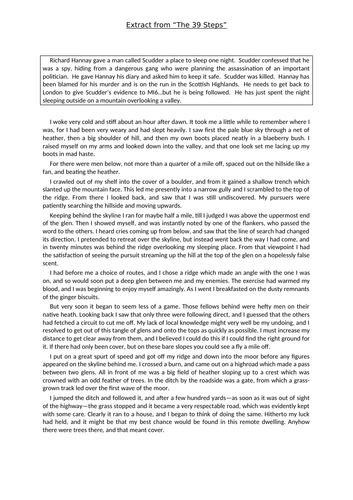 KS3 KS4 Creative Writing and Guided Reading Action and Adventures ...