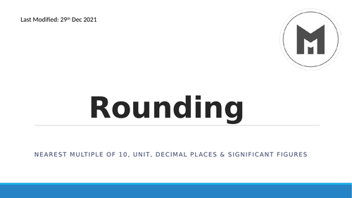 Maths Rounding (MM) | Teaching Resources