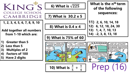 Maths Homeworks Year 8 (MM) | Teaching Resources
