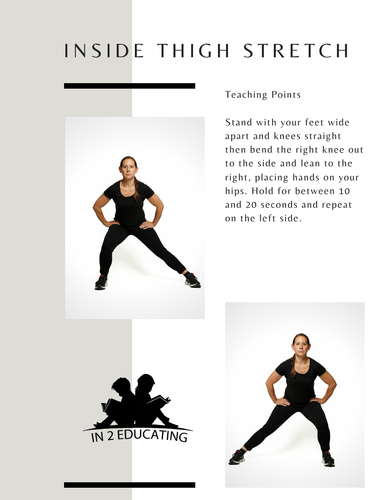 Inside Thigh Stretch Pose | Teaching Resources