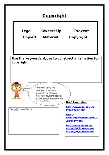 Copyright | Teaching Resources